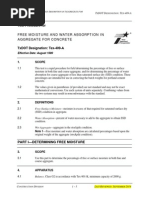 AASHTO T84 (Specific Gravity & Absorption of Fine Aggregate) PDF | PDF ...