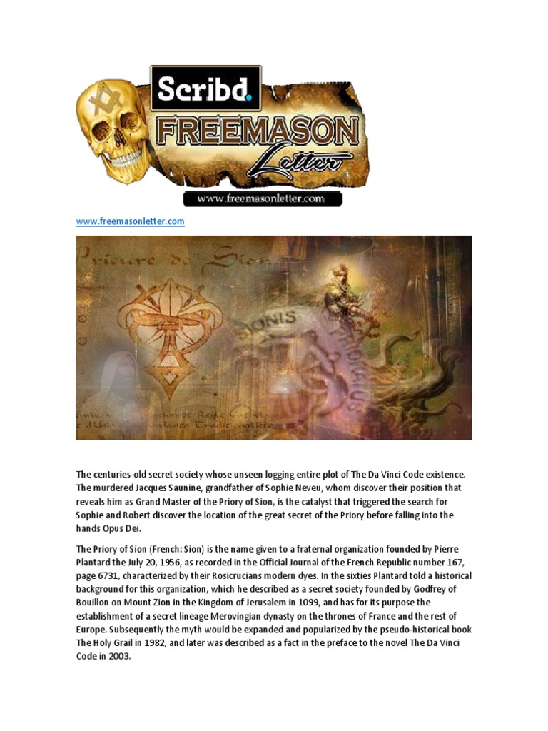 Priory of Sion: Myths vs. Reality | PDF | Religion And Belief | Science