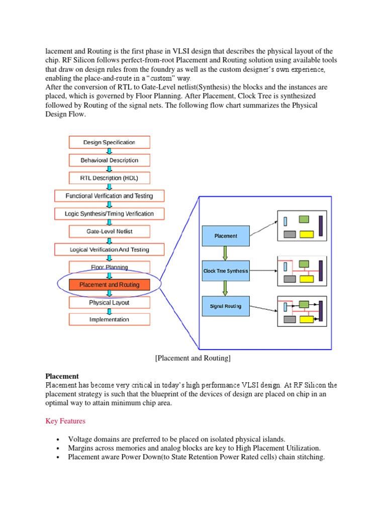 Placement: Key Features | PDF | Electronic Circuits | Integrated Circuit