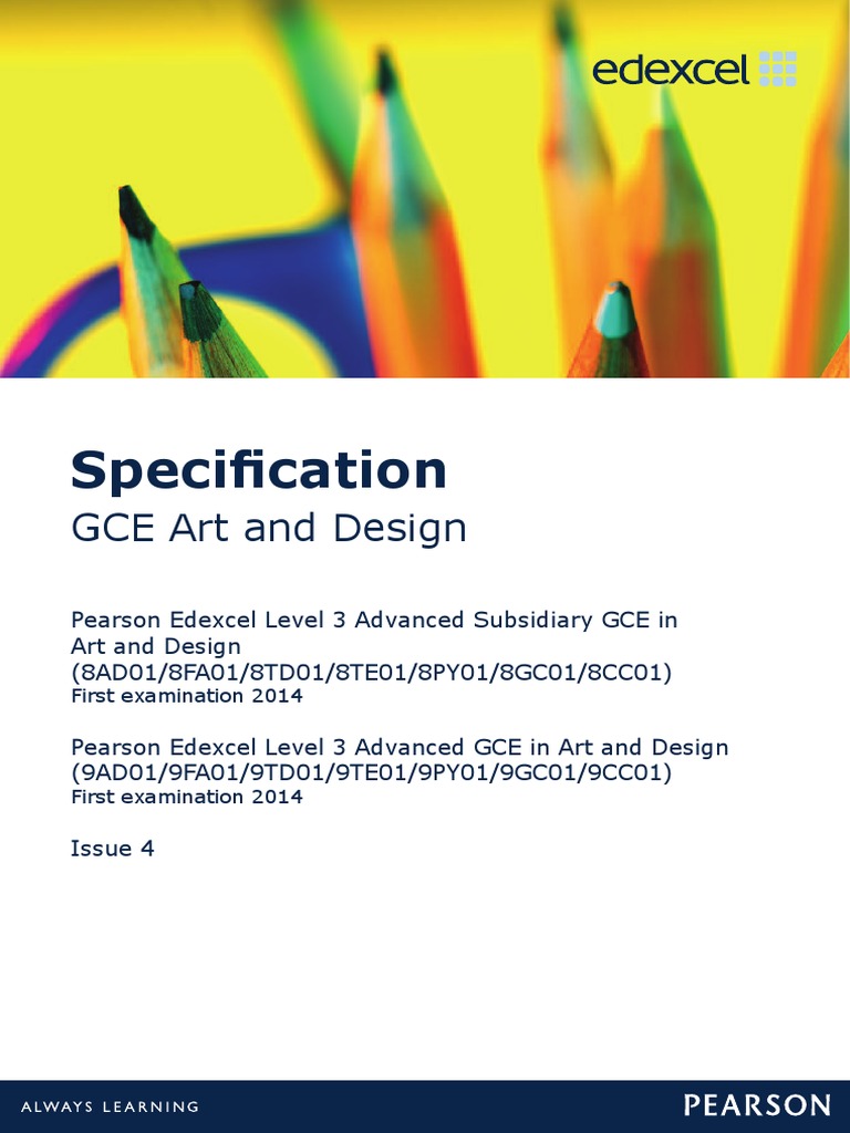 Edexcel GCE Art and Design Specs | Download Free PDF | Design ...