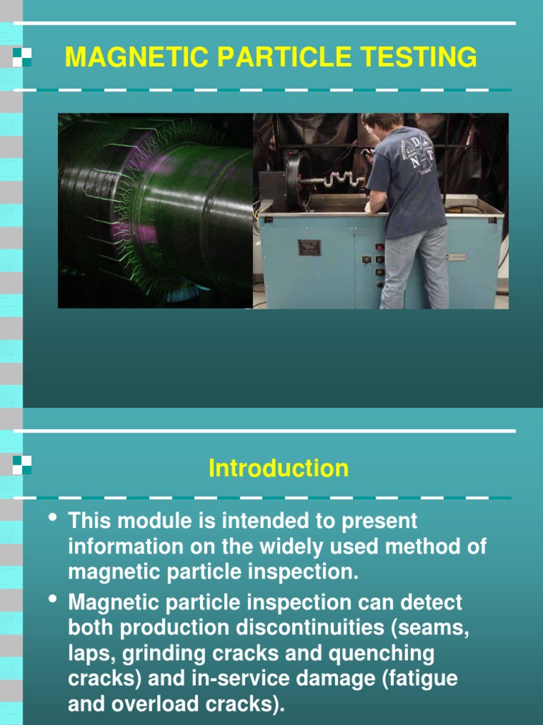 Magnetic Particle Inspection Overview | PDF