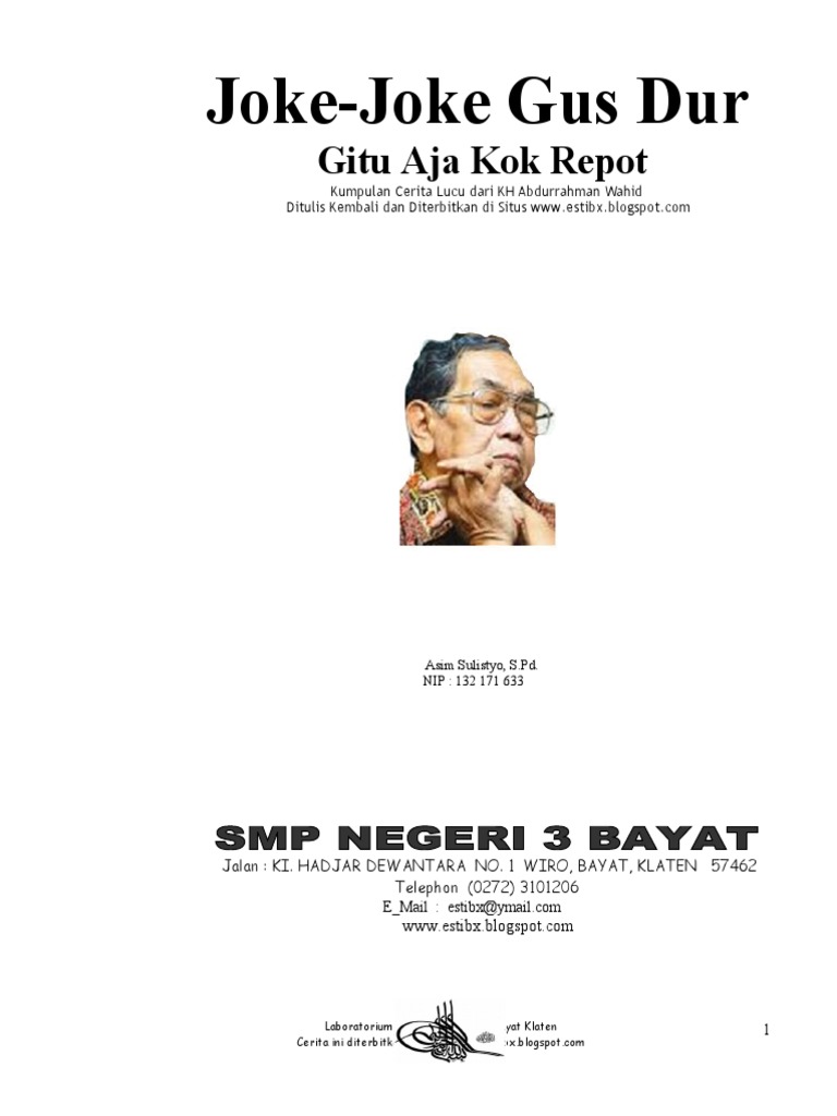 Humor Gus Dur Lengkap | PDF