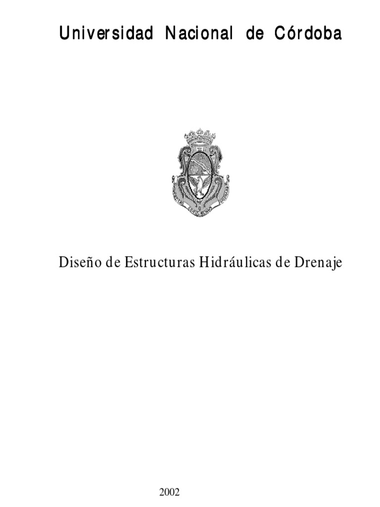 Dise o de Estructuras Hidr Ulicas | PDF