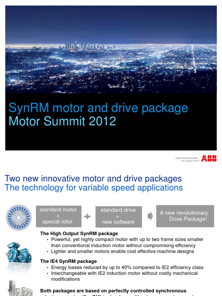 SynRM Motor | PDF | Engines | Machines