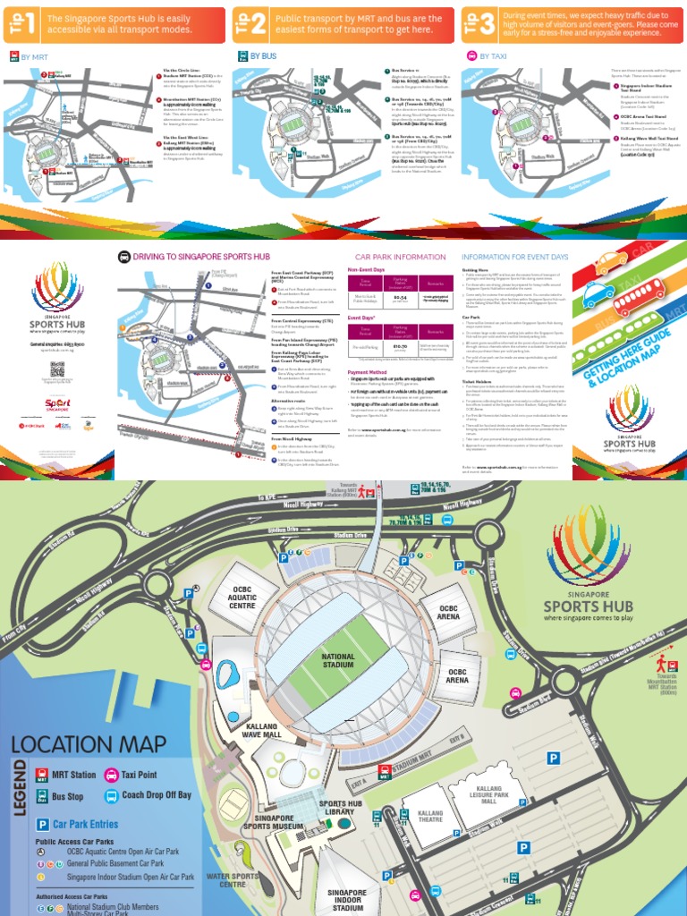 Sports Hub Traffic Brochure | PDF | Transport Infrastructure | Land ...