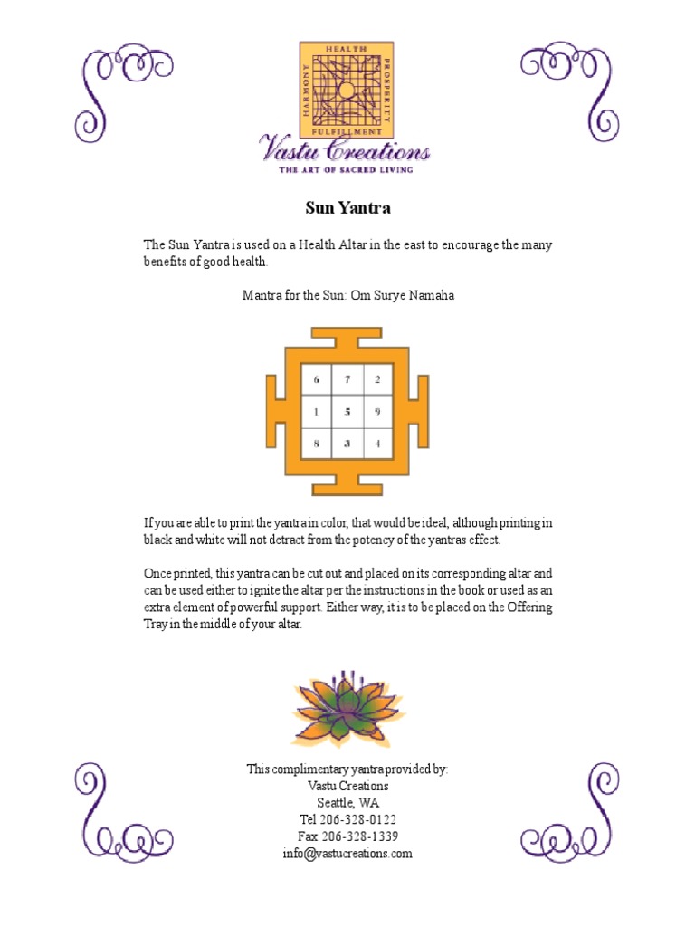 Yantra Sun | PDF | Religion & Spirituality