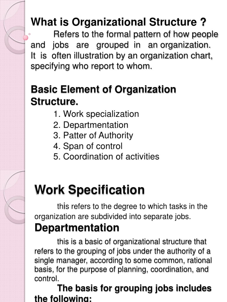 What Is Organizational Structure | PDF | Organizational Structure ...