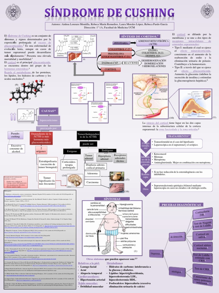 Síndrome de Cushing: Causas y Tratamiento | PDF | Glucocorticoides | Cortisol