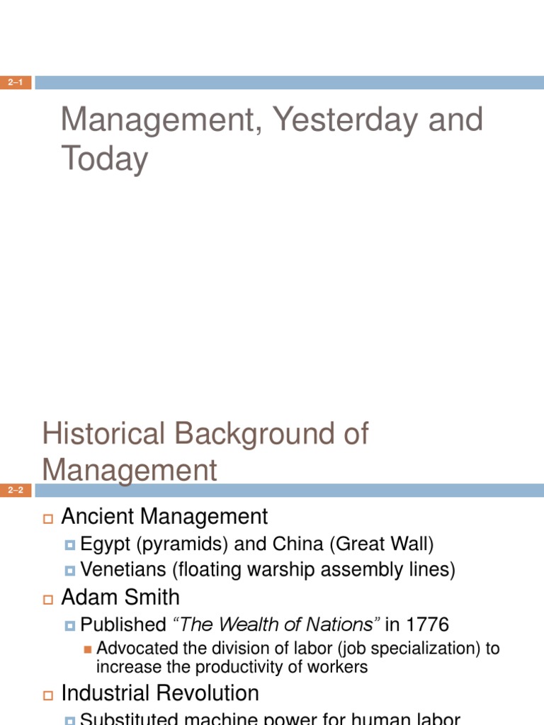 Management, Yesterday and Today | PDF | Operations Research | Diversity ...