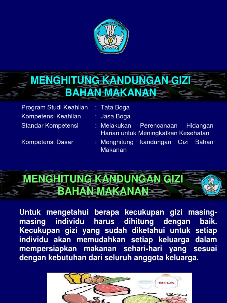 Menghitung DKBM | PDF