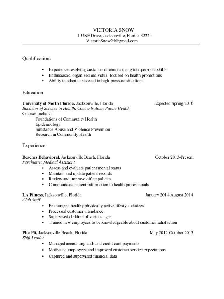 Snow Resume | PDF | Self-Improvement