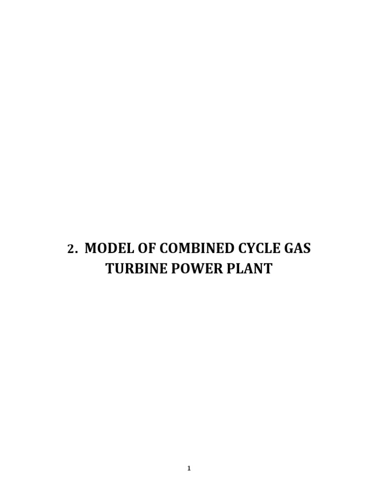 Gas Turbine Plant | PDF | Gas Compressor | Gas Turbine