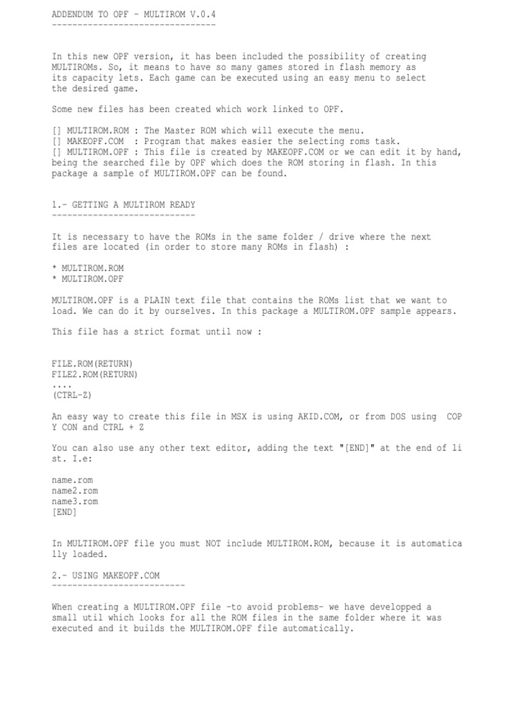 Mrom | PDF | Read Only Memory | Computer File