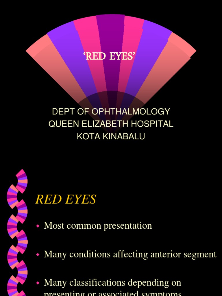 Red Eyes | PDF | Vision | Diseases Of The Eye And Adnexa