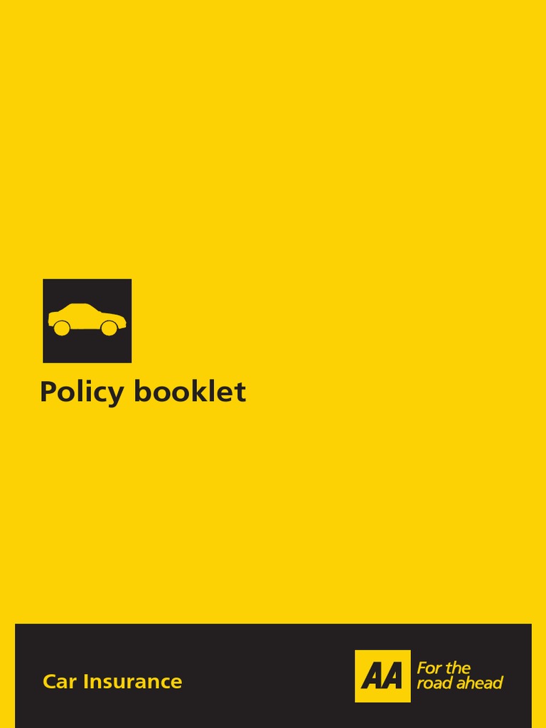 Car Insurance Policy Booklet | PDF | Vehicle Insurance | Costs In ...