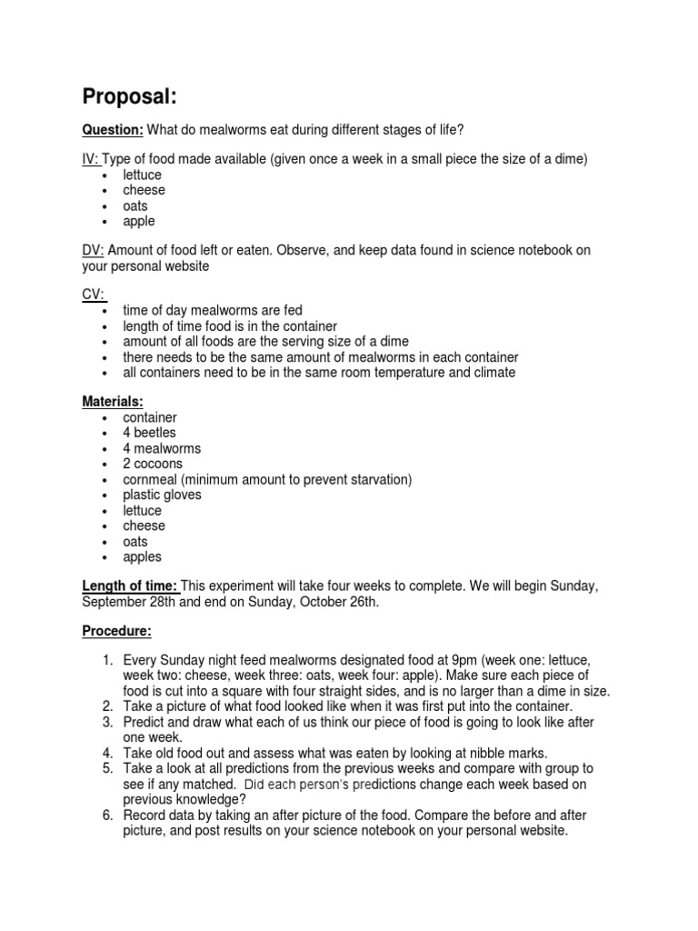 Proposal | PDF | Cooking, Food & Wine | Wellness