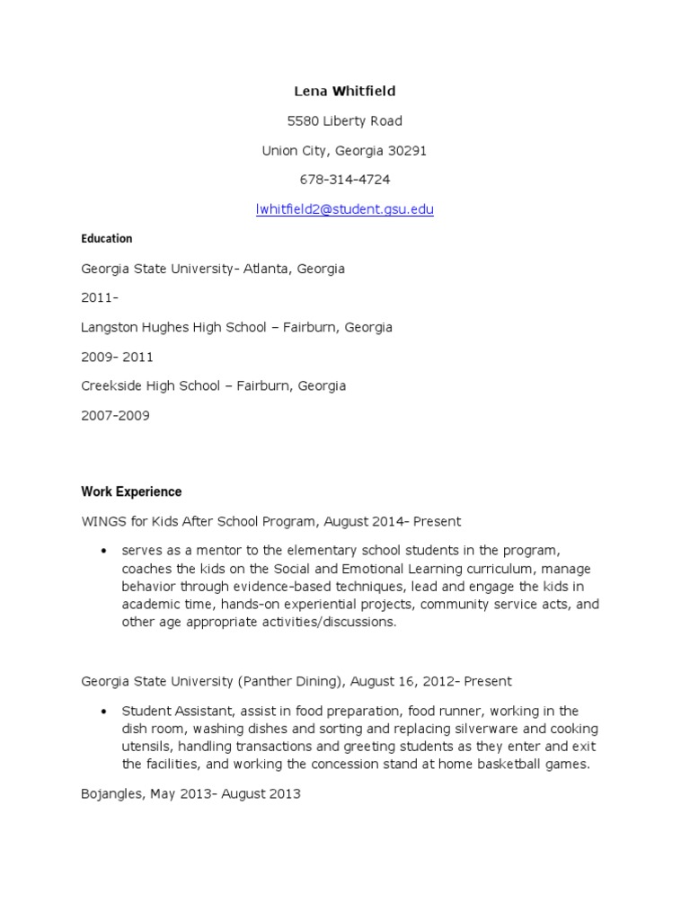 Updated Resume | PDF