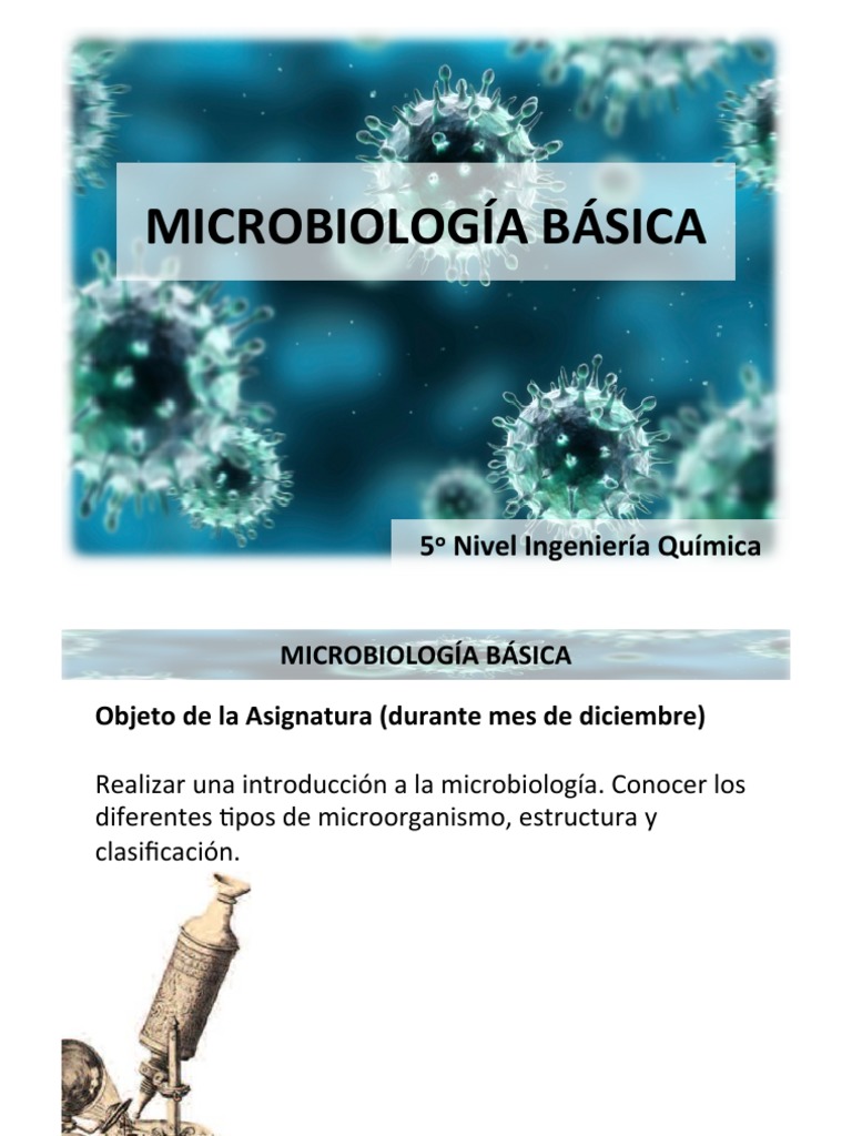 Microbiologia Basica | PDF | Microbiología | Esterilización (Microbiología)