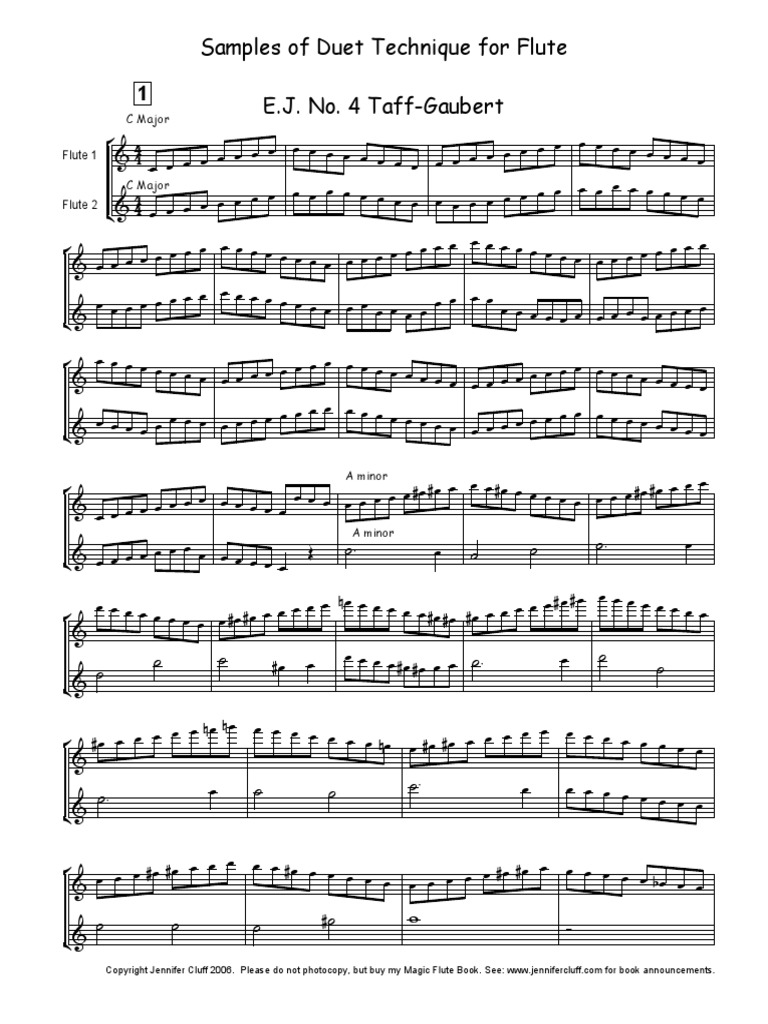 Jennifer Technique Duos PDF | PDF