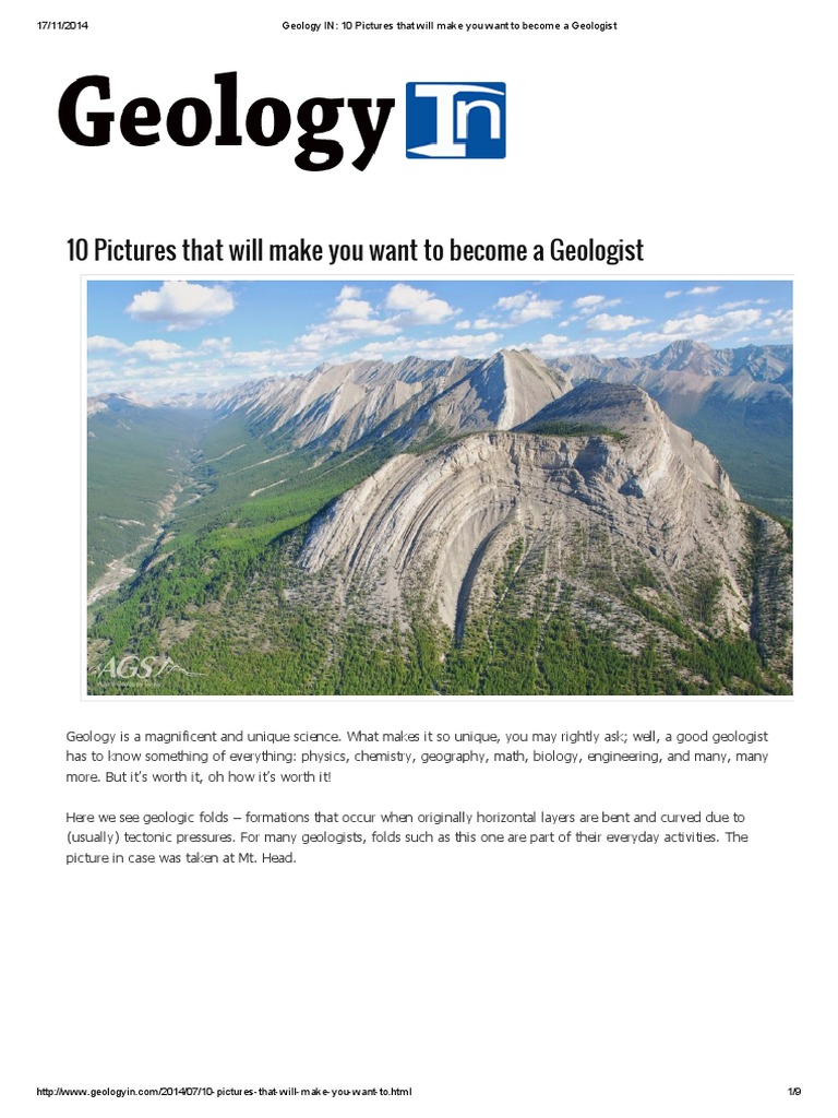 Inspiring Geology Images for Aspiring Geologists | PDF | Geology ...