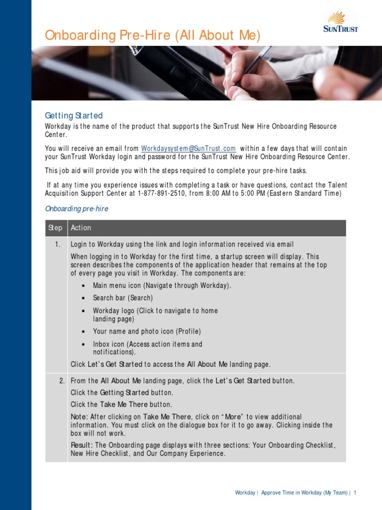 Onboarding Job Aid 7.3.2014 | PDF | Email | Identity Document