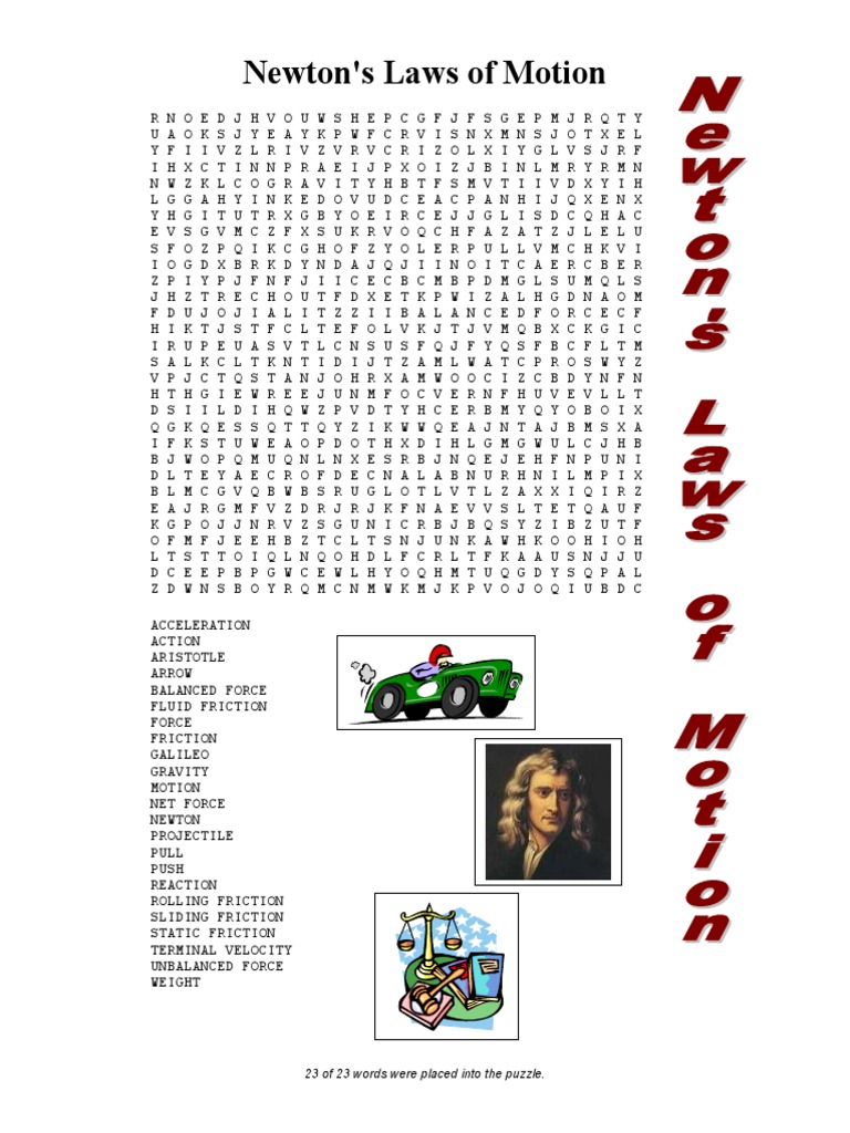 Newton Laws of Motion Puzzle #2 | PDF | Force | Friction