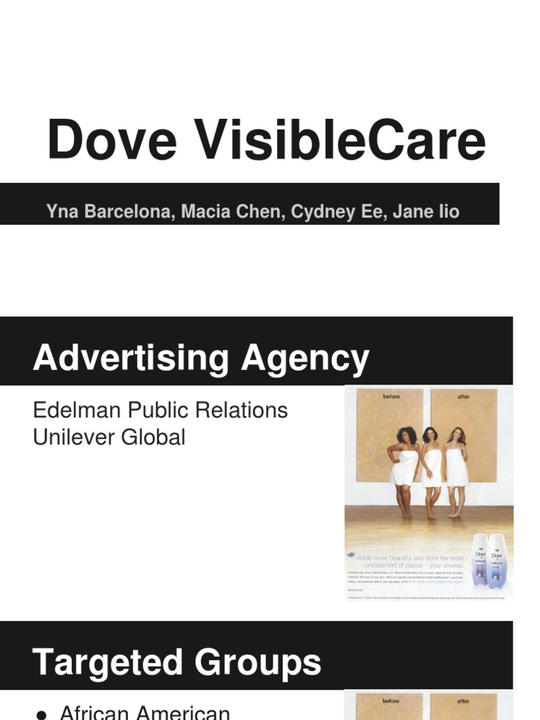 Dove VisibleCare Ad Analysis and Insights | PDF