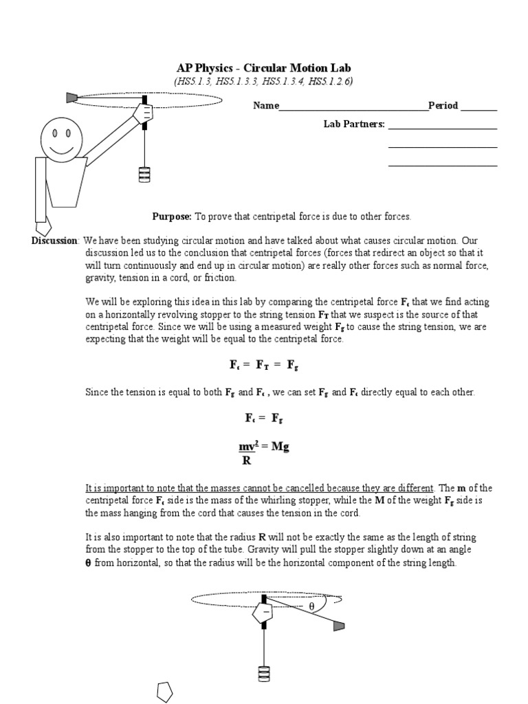 Analyzing Centripetal Force through Circular Motion Experiments ...