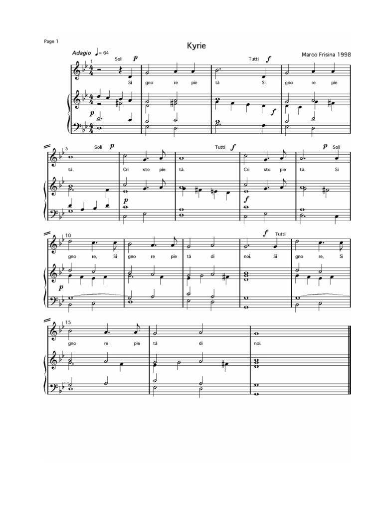 Marco Frisina - Liturgia | PDF