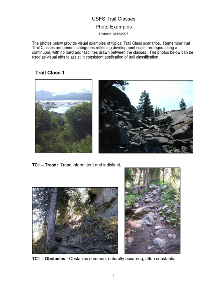 National Trail Class Photo Examples | PDF | Trail | Transport