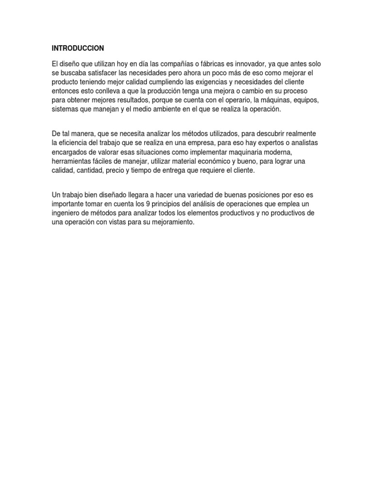 Ensayo Sobre Los 9 Enfoques Aplicables A Una Estacion de Trabajo | PDF ...