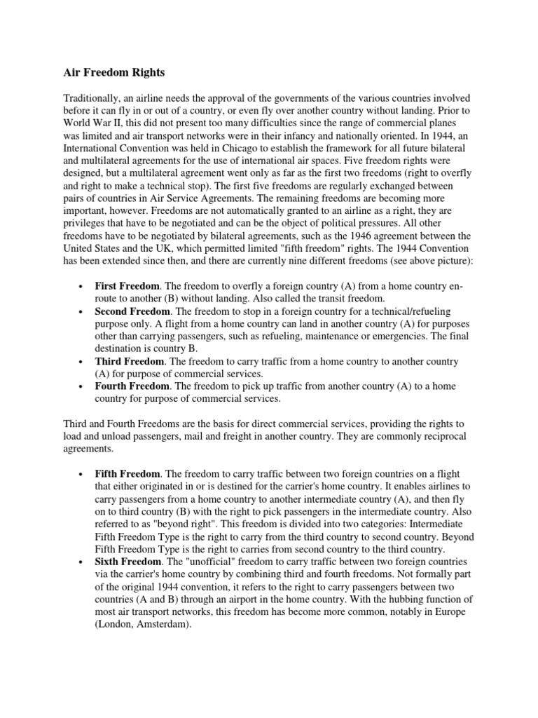 Air Freedom Rights | PDF | Aviation | Industries