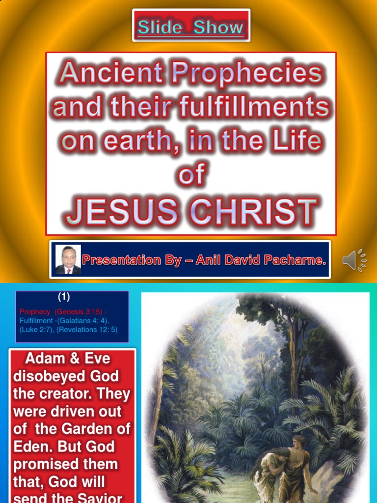 Prophecies of Jesus Christ's Life On Earth. (In 44 Slides) | PDF ...