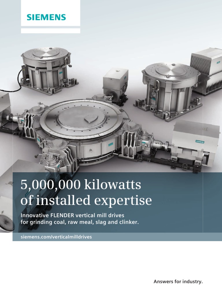 FLENDER Vertical Mill Drives | PDF | Transmission (Mechanics) | Gear