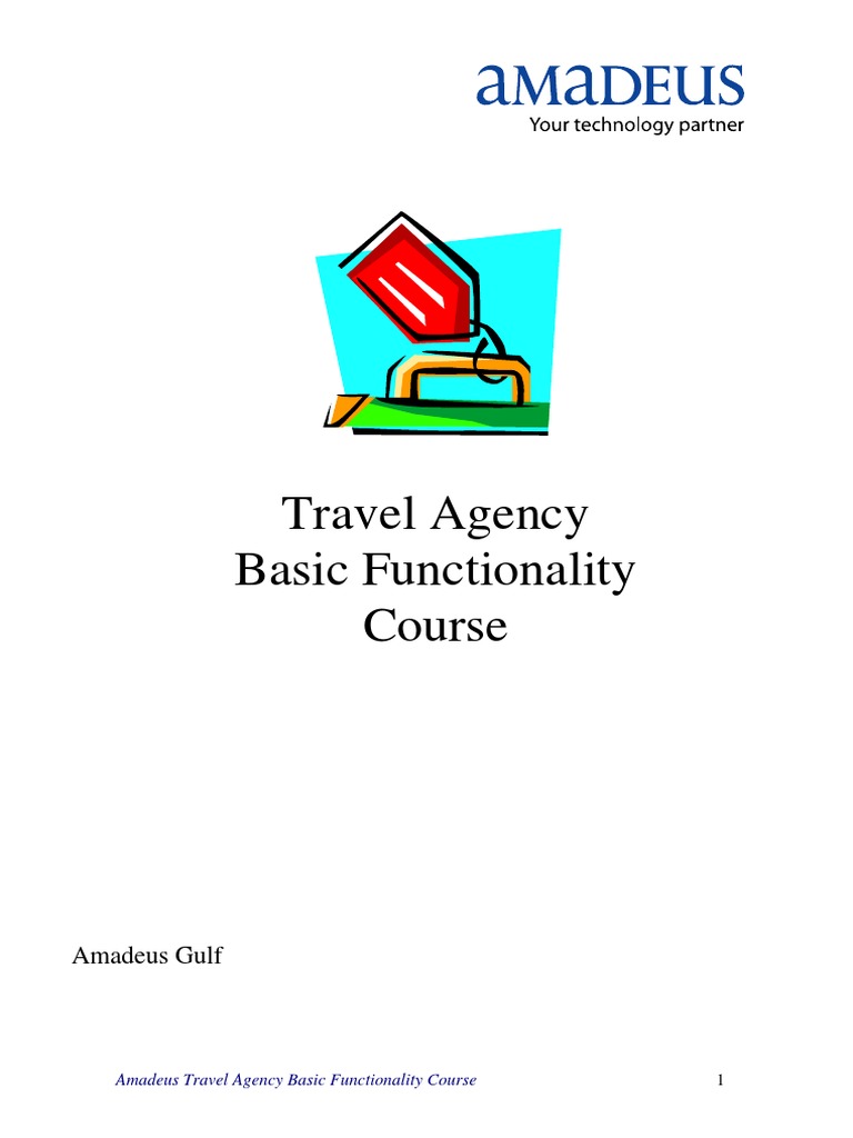 Amadeus BAsic Manual PDF | PDF | Service Industries | Business