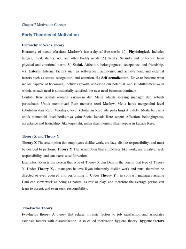 Chapter 7 Motivation Concept | PDF | Motivation | Motivational
