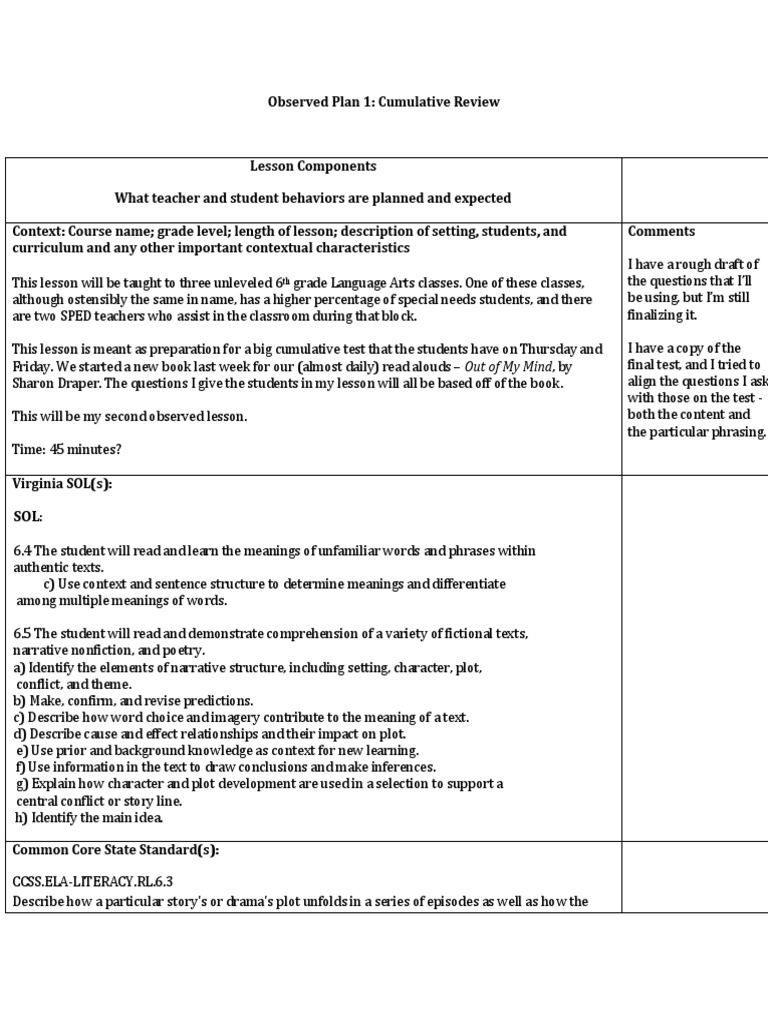 Jeopardy Test Review Lesson Plan | PDF | Educational Assessment ...