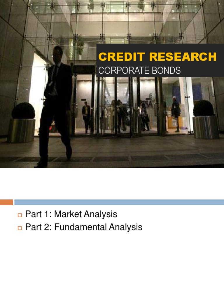Credit Research: Corporate Bonds | PDF | Bond Market | Bonds (Finance)