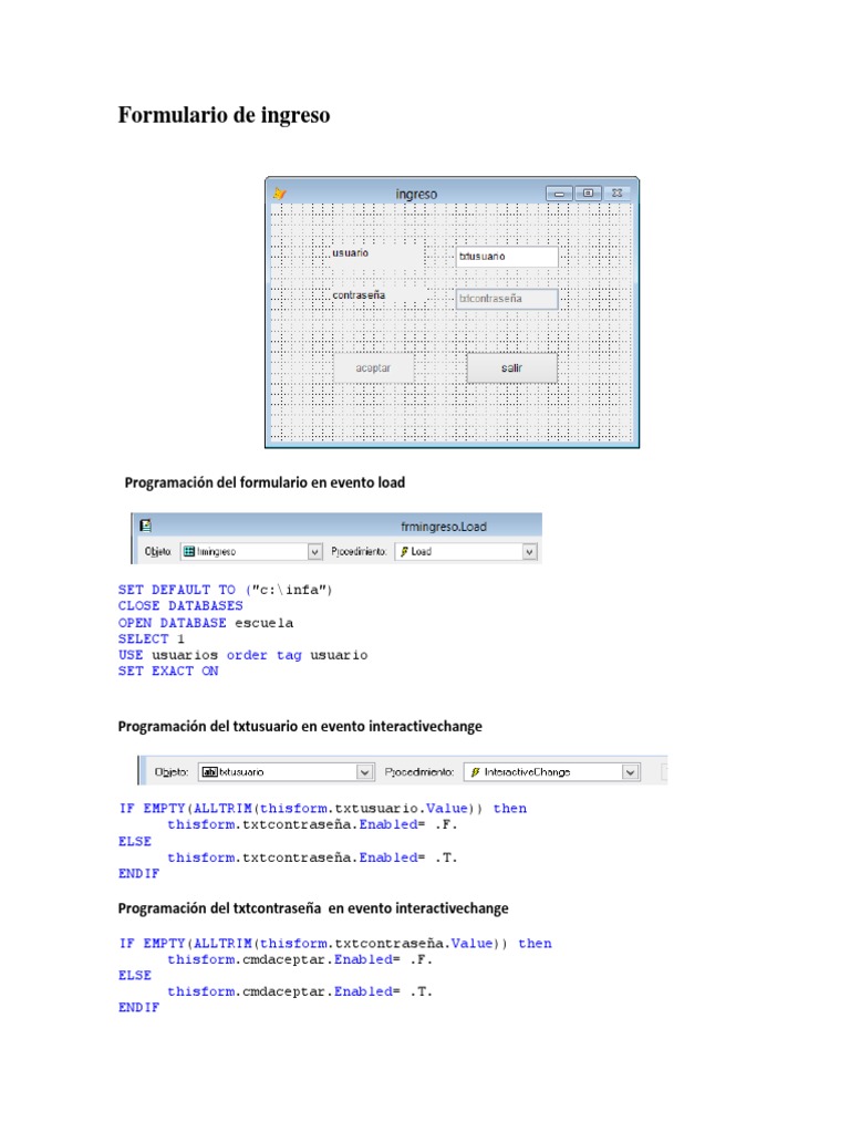Guia de Visual Foxpro 9.0 | PDF | Tabla (base de datos) | Comillas