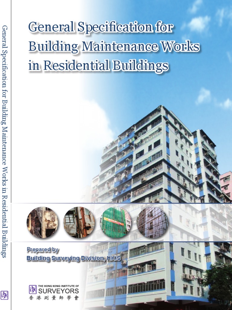 General Specification For Building Maintenance Works in Residential ...