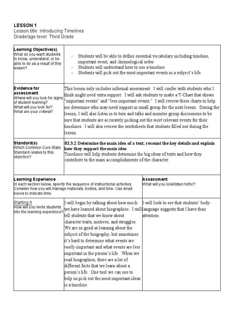 Edtpa Literacy Lesson Plans | PDF | Educational Assessment | Reading ...