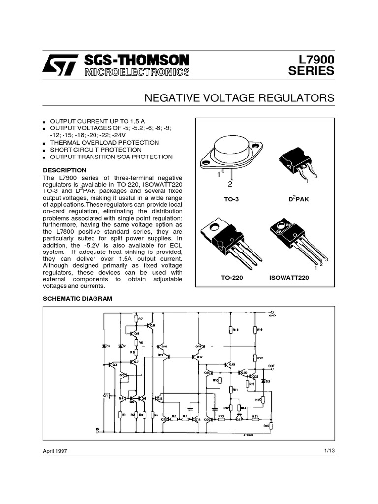 Reguladores de Voltaje 79xx | PDF | Power Supply | Capacitor
