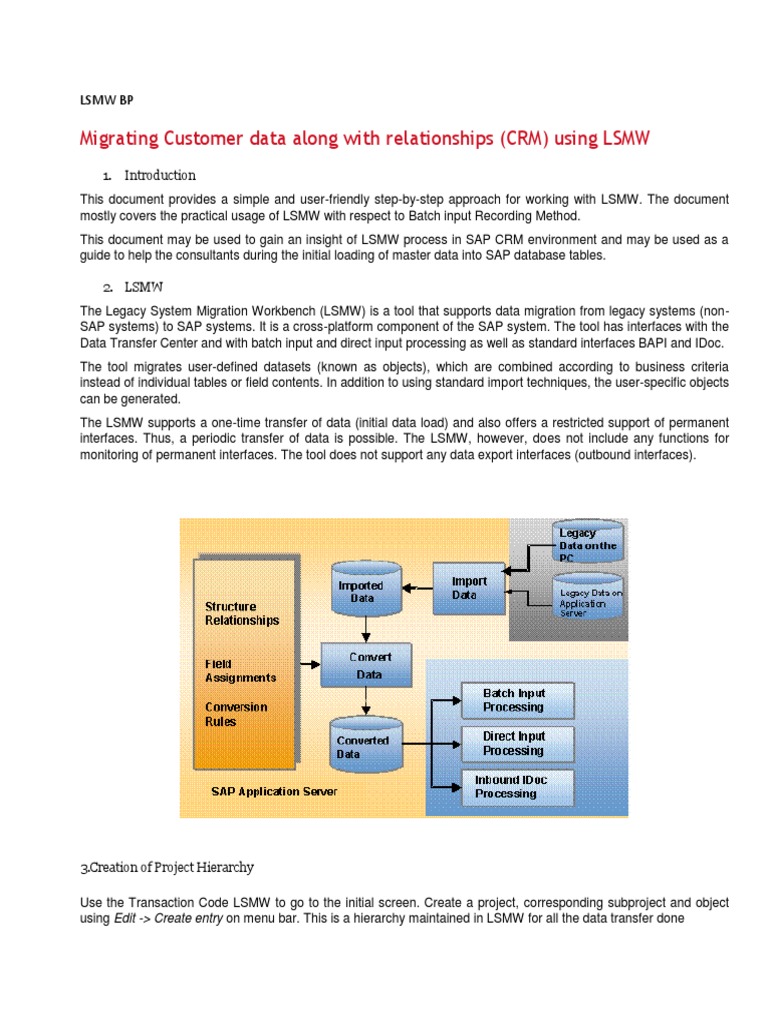 LSMW BP | PDF | Icon (Computing) | Databases