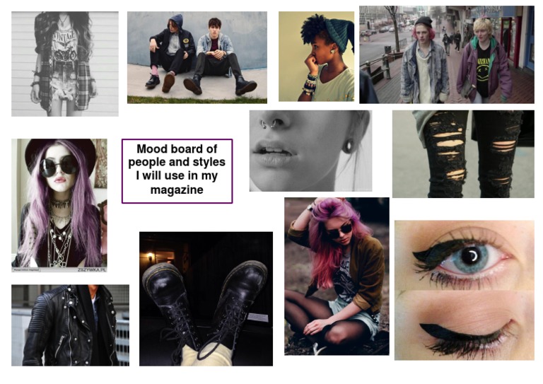 Rock Style Mood Board | PDF