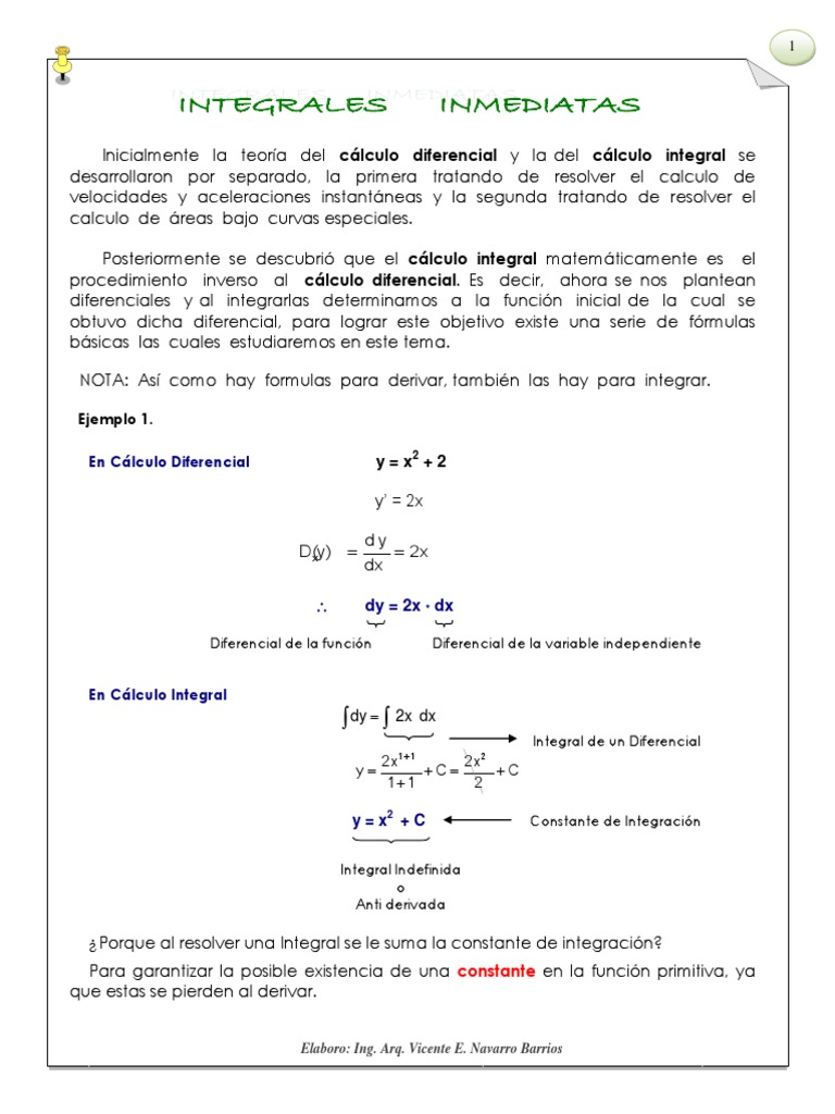Apuntes de Calculo Integral | PDF | Integral | Conceptos matemáticos