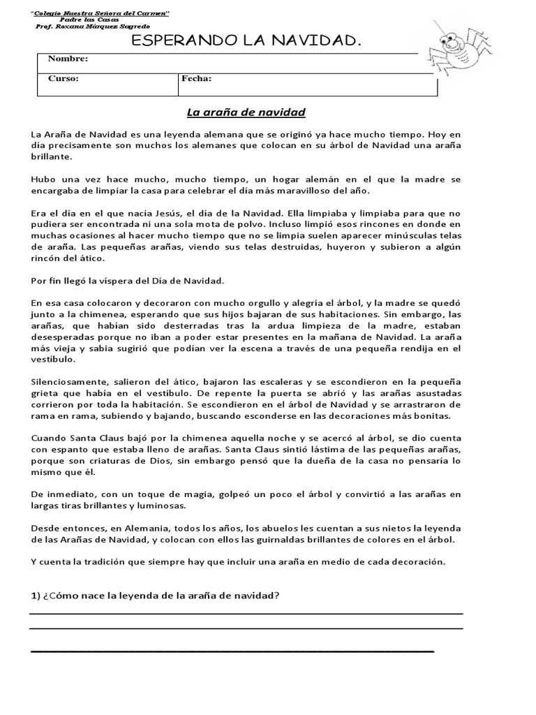 Guia de Navidad (Lenguaje) | PDF | Navidad | Papá Noel