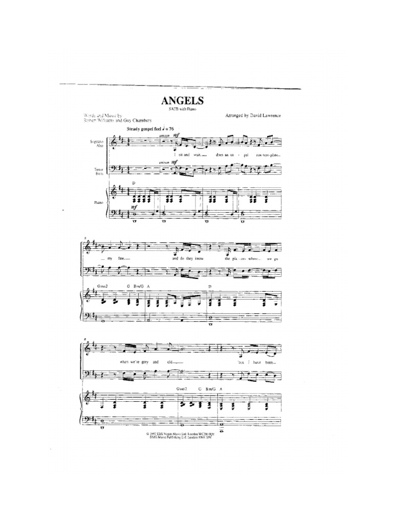 Angels Satb | PDF
