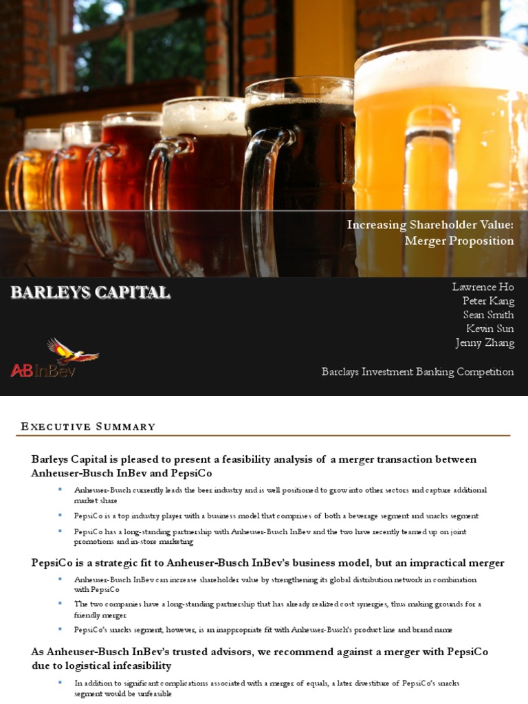 Barclays Investment Banking Case Competition | Download Free PDF ...