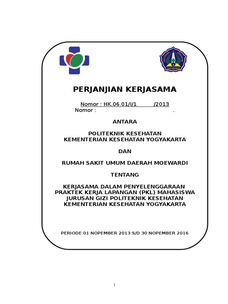 Draft MoU RS Muwardi Solo | PDF