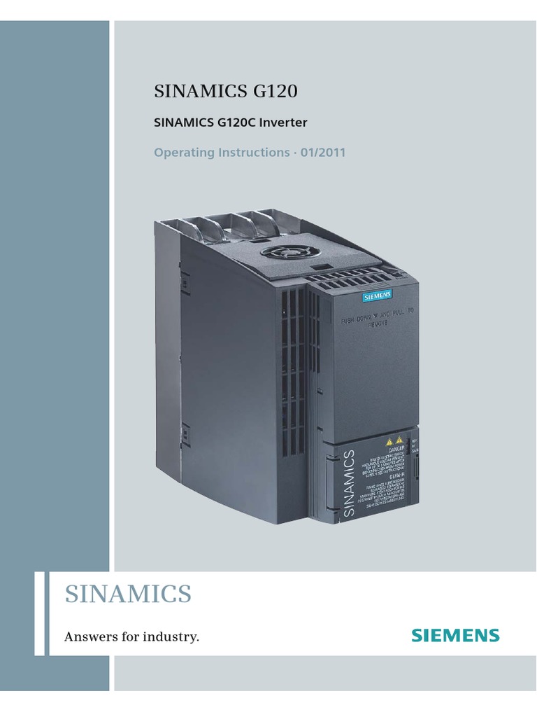 Sinamics g120c en-us | Electrical Engineering | Electricity